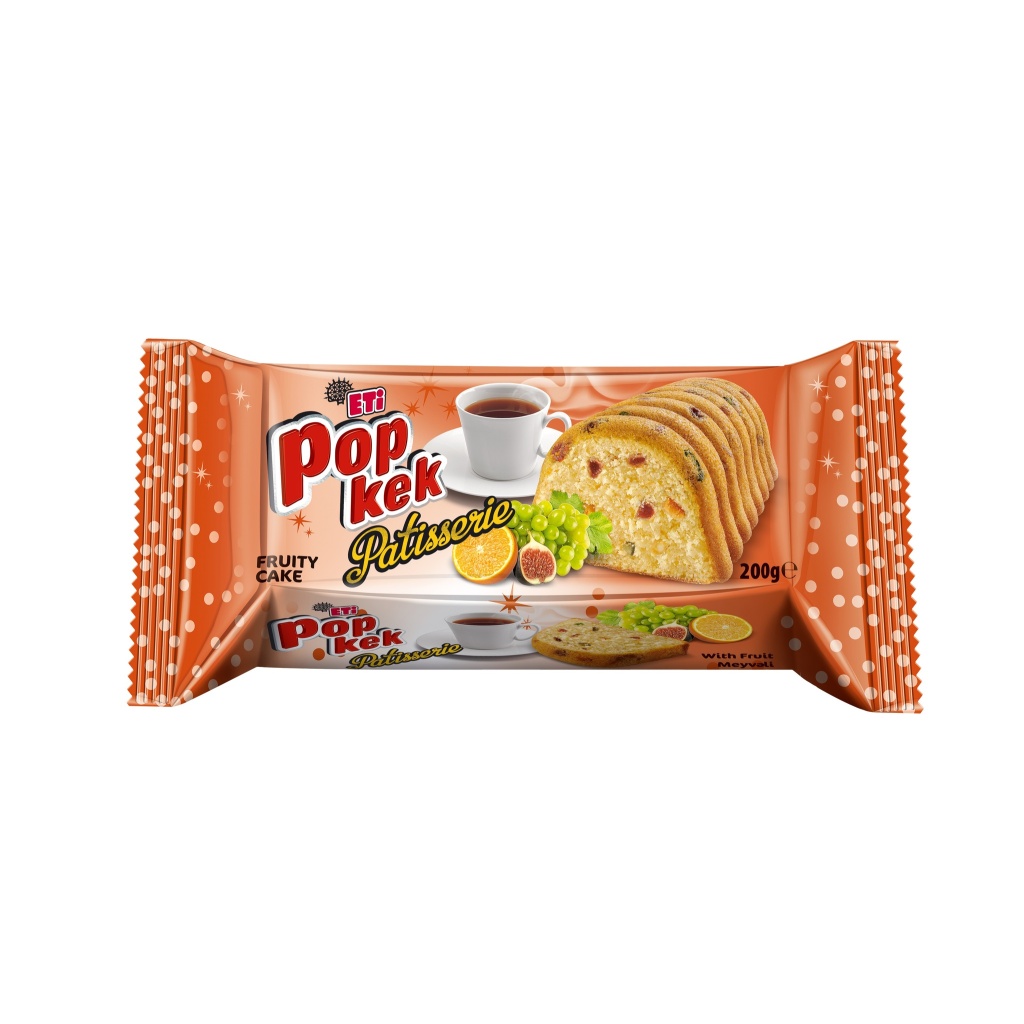 POPKEK PATISSERIE FRUIT 200 GR X 6 - Turkana Food