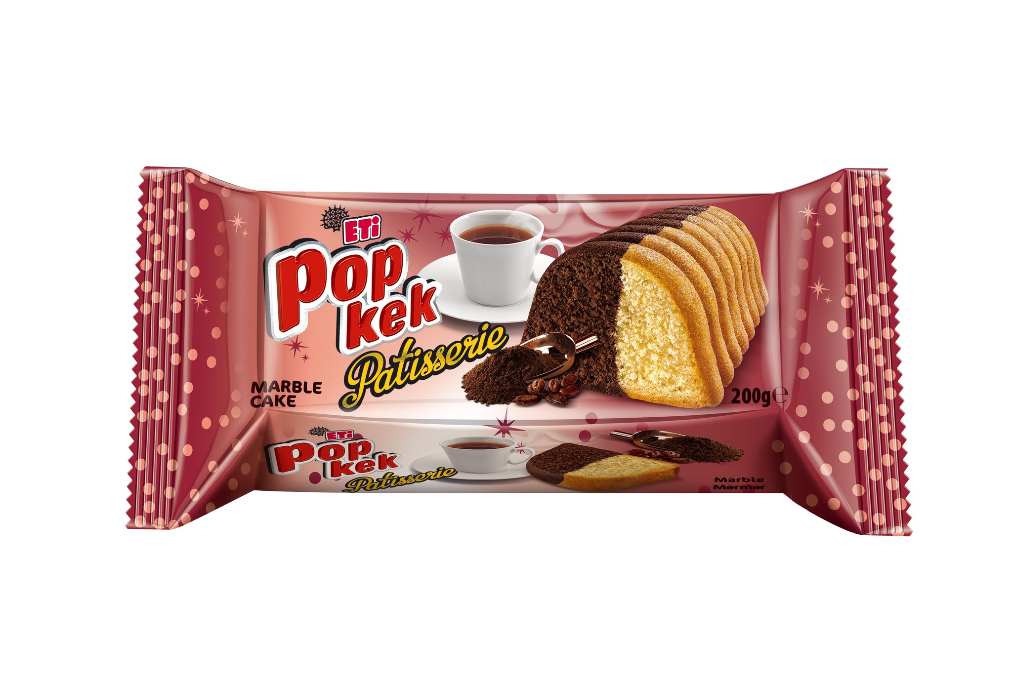 POPKEK PATISSETIE MARBLE 200 GR X 6 - Turkana Food