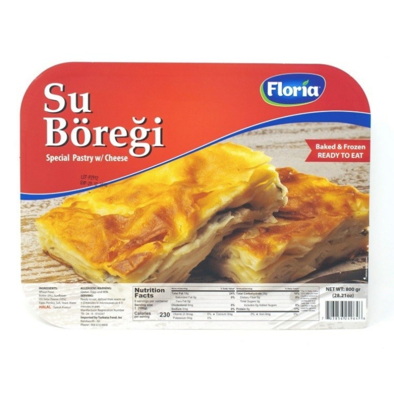 Floria Su Boregi-Special Pastry With Cheese 800Gr X 10 – Distributor In ...