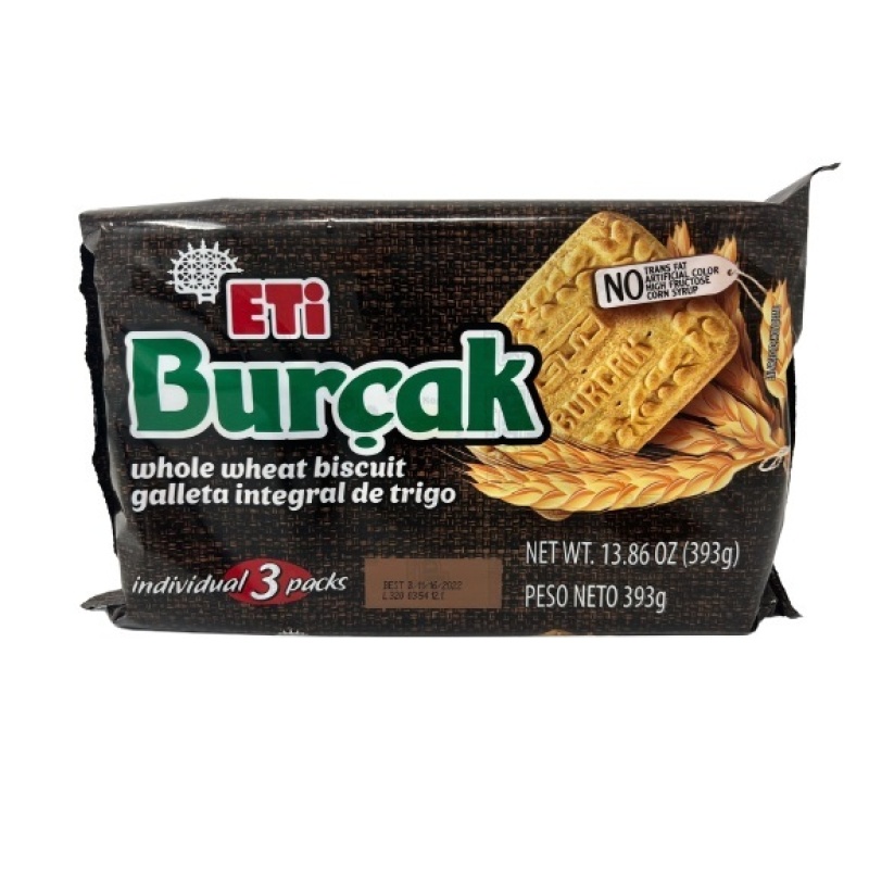BURCAK WHOLE WHEAT BISCUIT 393GRx12 - Turkana Food