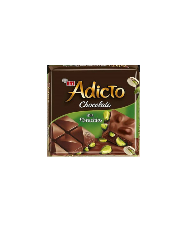 ADICTO CHOCOLATE W/PISTACHIO (60GRx6)x12 - Turkana Food