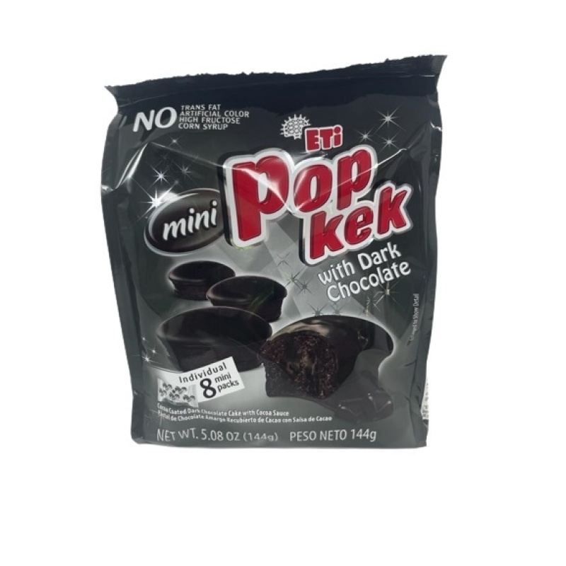 POPKEK DARK CHOCOLATE 144 GR X 10 – Turkana Food
