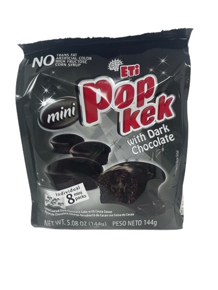 POPKEK DARK CHOCOLATE 144 GR X 10 – Turkana Food