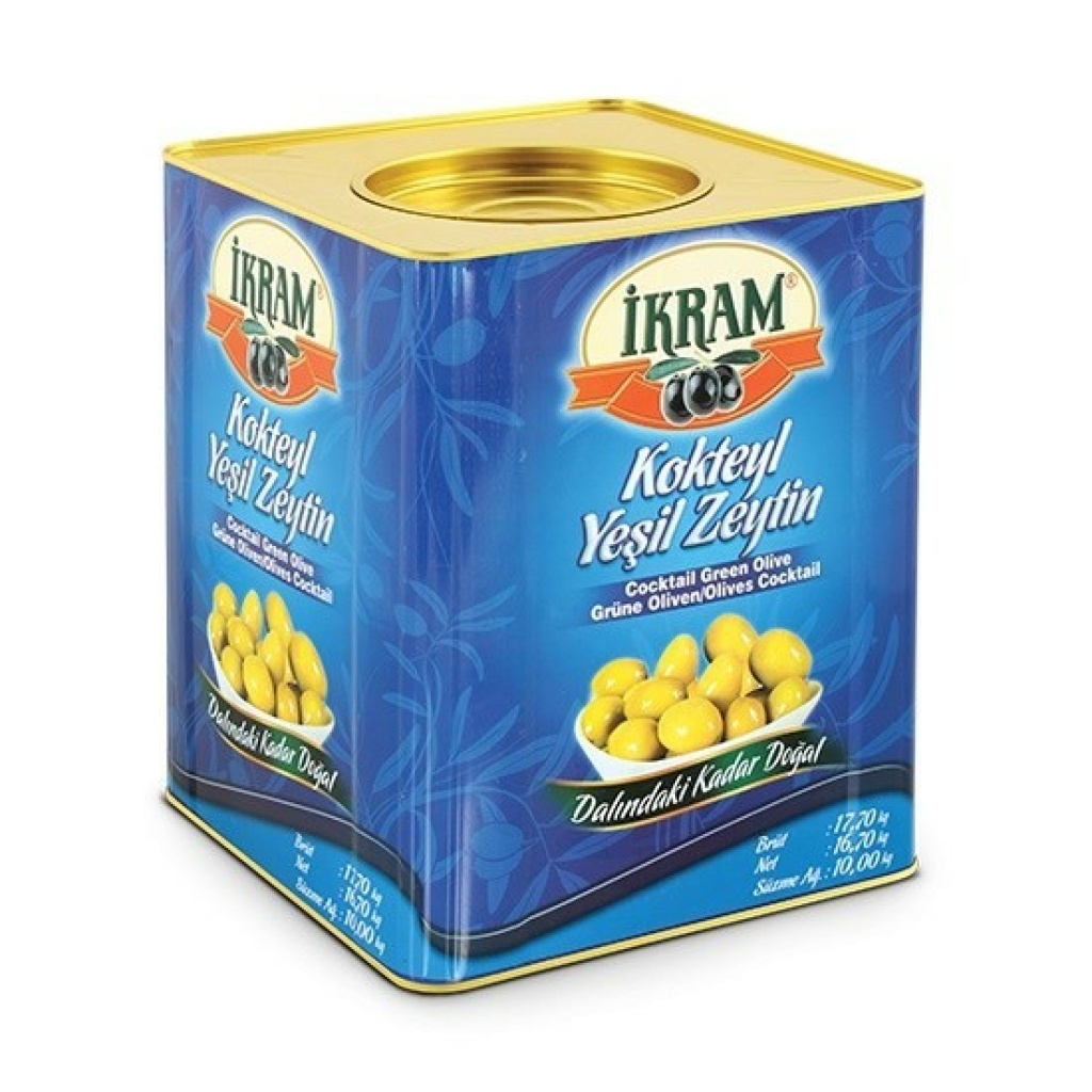 Ikram Green Cocktail Olives 10Kgx1 – Distributor In New Jersey, Florida ...