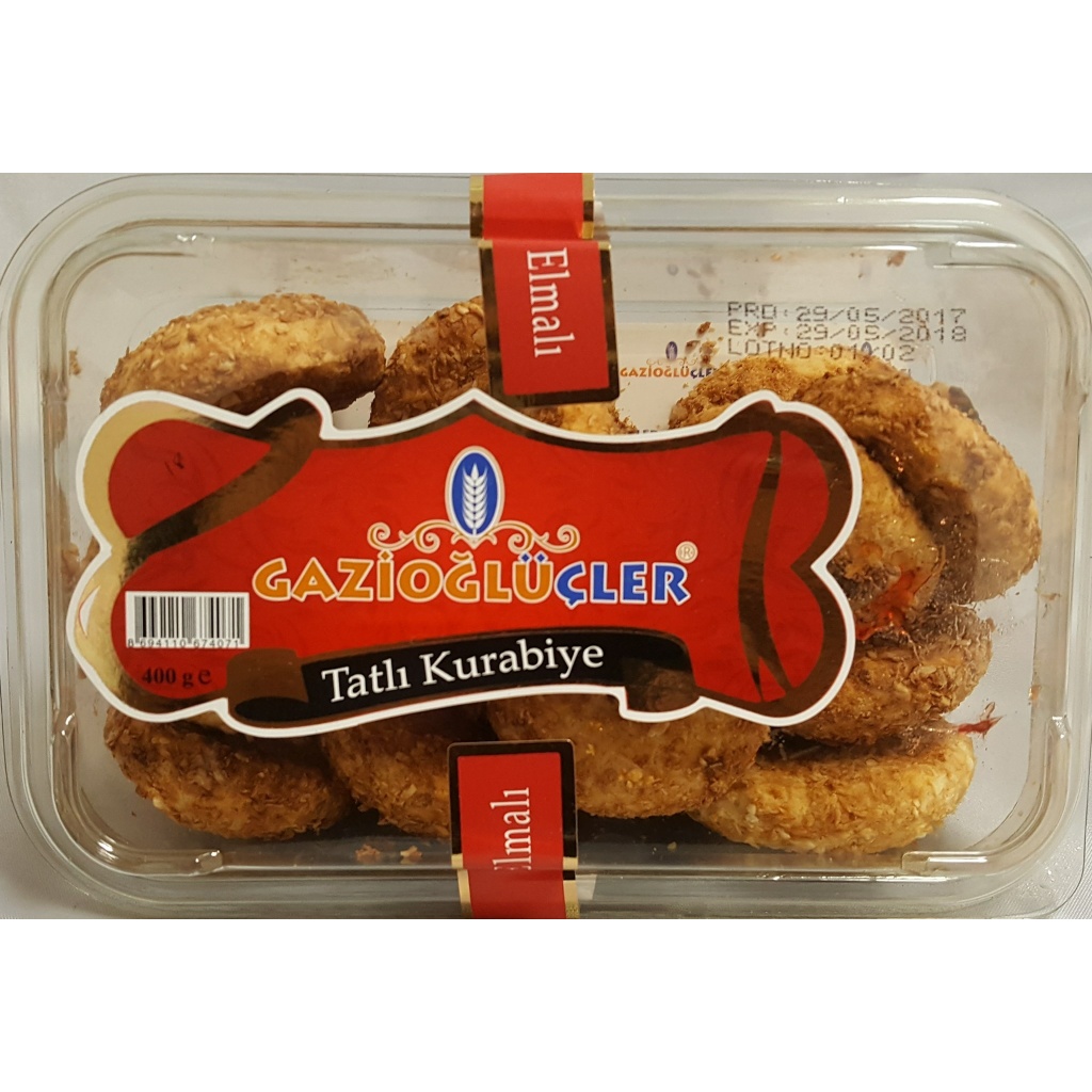 Gazioglu Elmali Sweet Cookie 400GrX12(Bogo) – Distributor In New Jersey ...