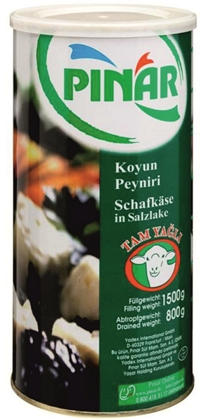 PINAR GOAT FETA CHEESE 800GRx6 - Turkana Food