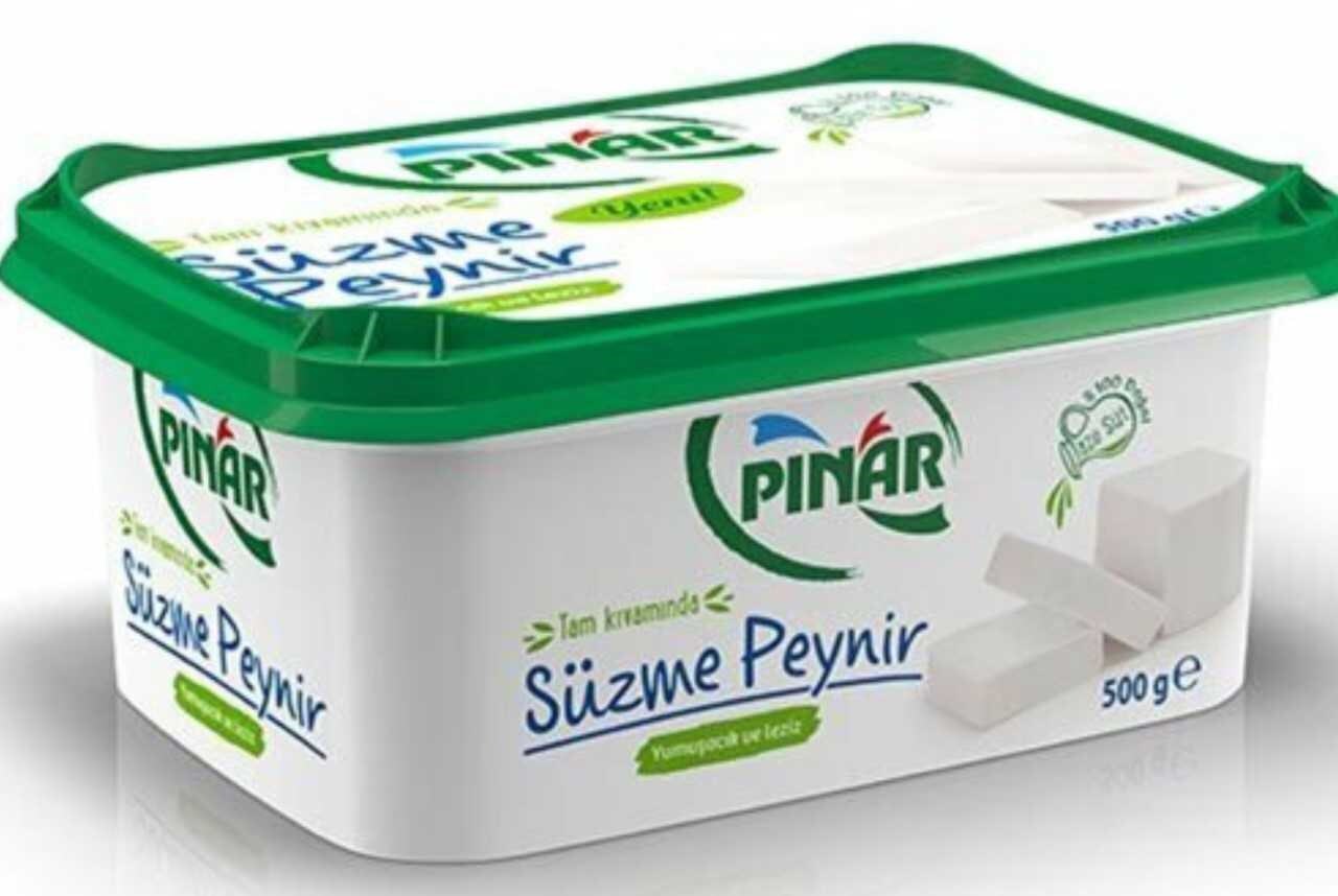 Pinar Suzme Double Cream White Cheese 500Grx8 - Turkana Food