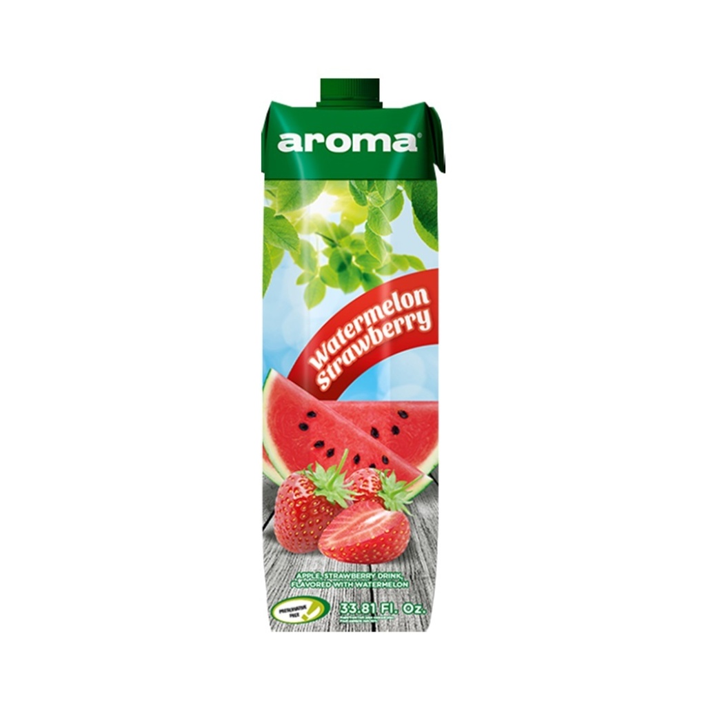 Aroma Strawberry- Watermelon Drink 1 Lt X 12 – Distributor In New ...