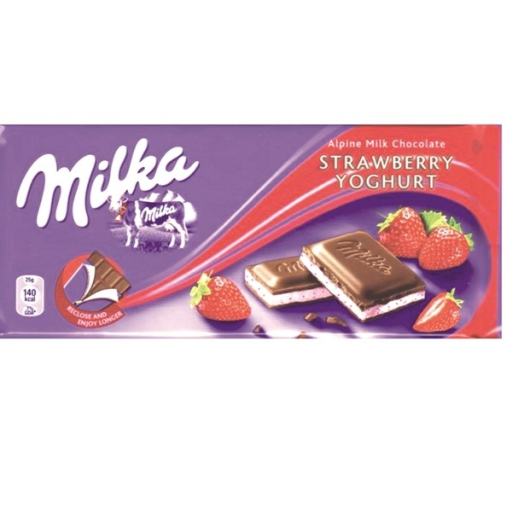 Milka Strawberry Yogurt 100Grx22 – Distributor In New Jersey, Florida ...