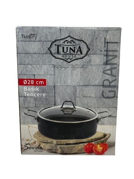 TUNA 28CM PAN BLACK - Turkana Food
