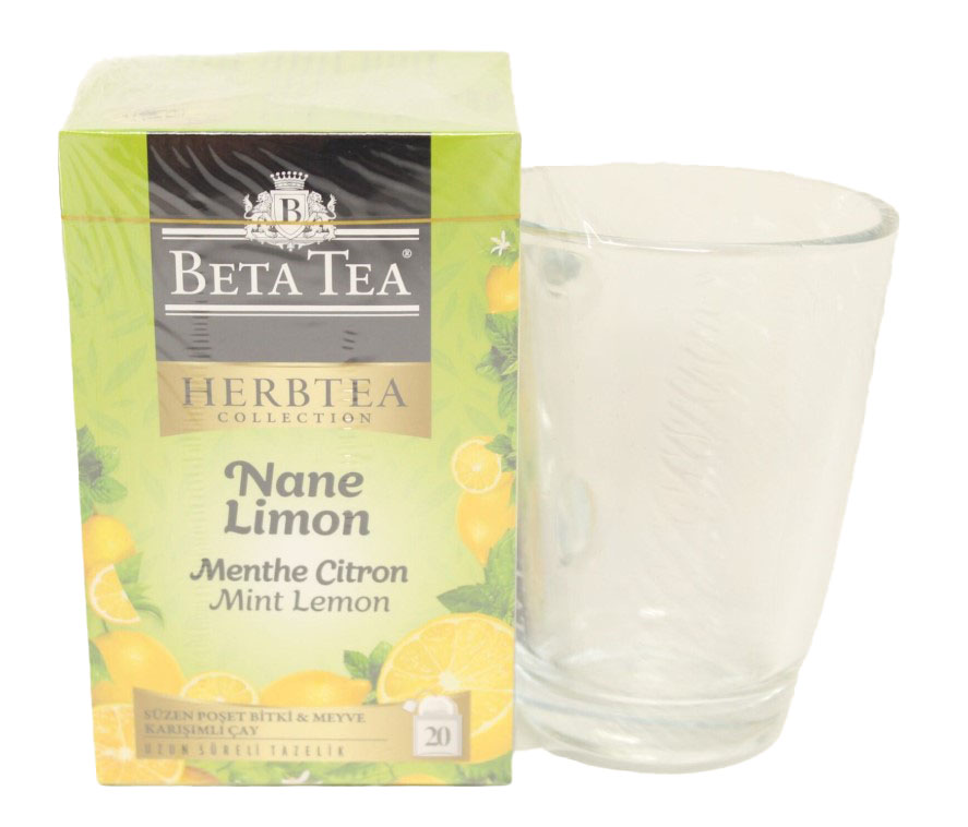 BETA HERBTEA NANE (MINT)LEMON TEA BAG 20X2GRX40 - Turkana Food